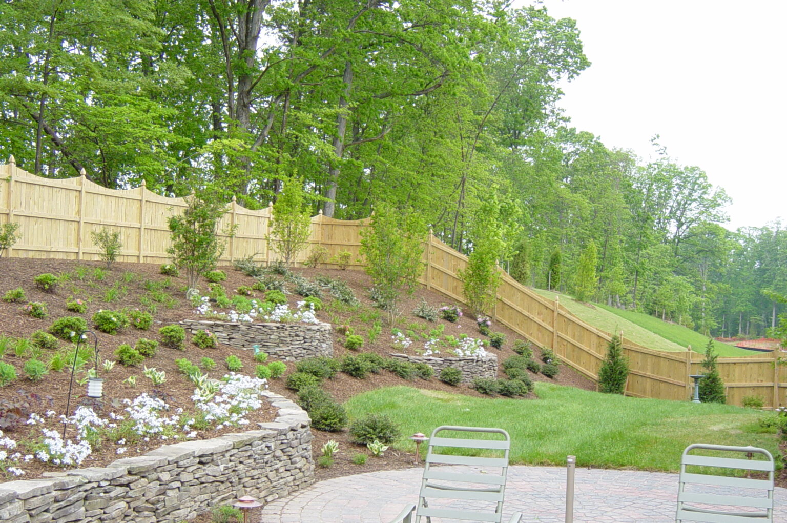 Building a Fence on a Slope: Stepped Fence vs Racked