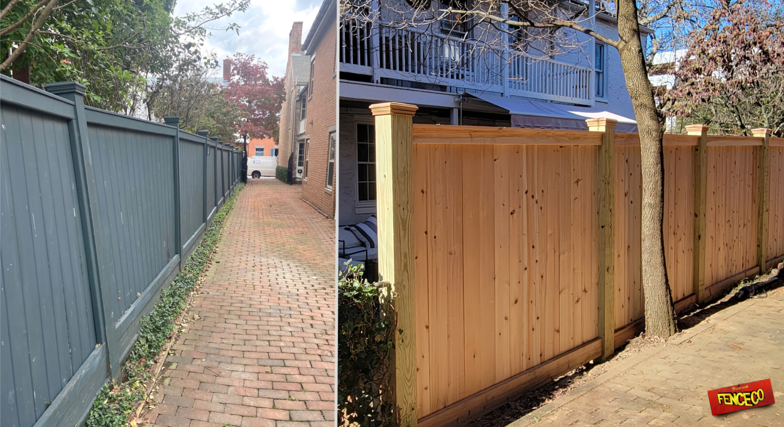 Replacing an Existing Fence | Fence Replacement Project
